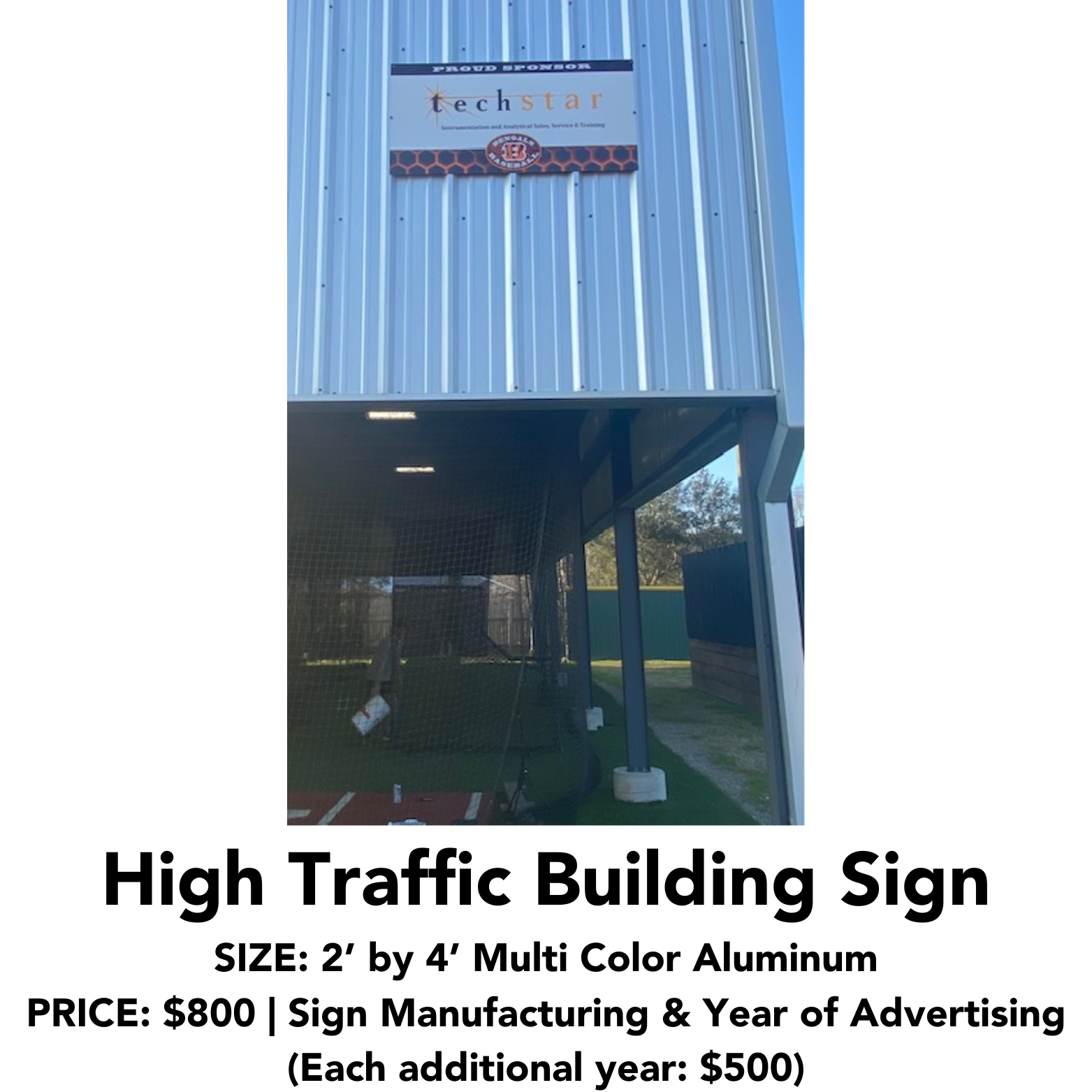 Sponsorship Signs – Houston Bengals